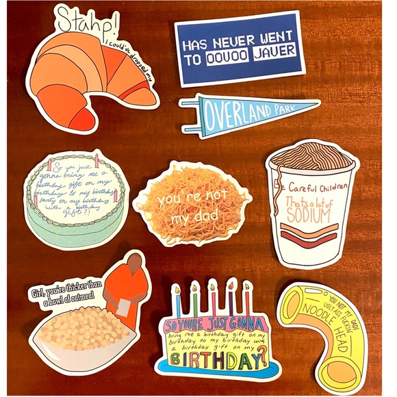 Other | 21 Vsco Sticker Set Funny Weird Random Crazy | Poshmark